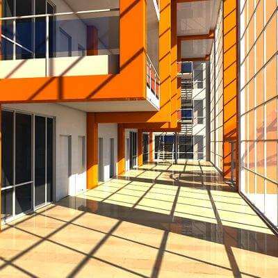 Building Interior - 3D Model by Giimann