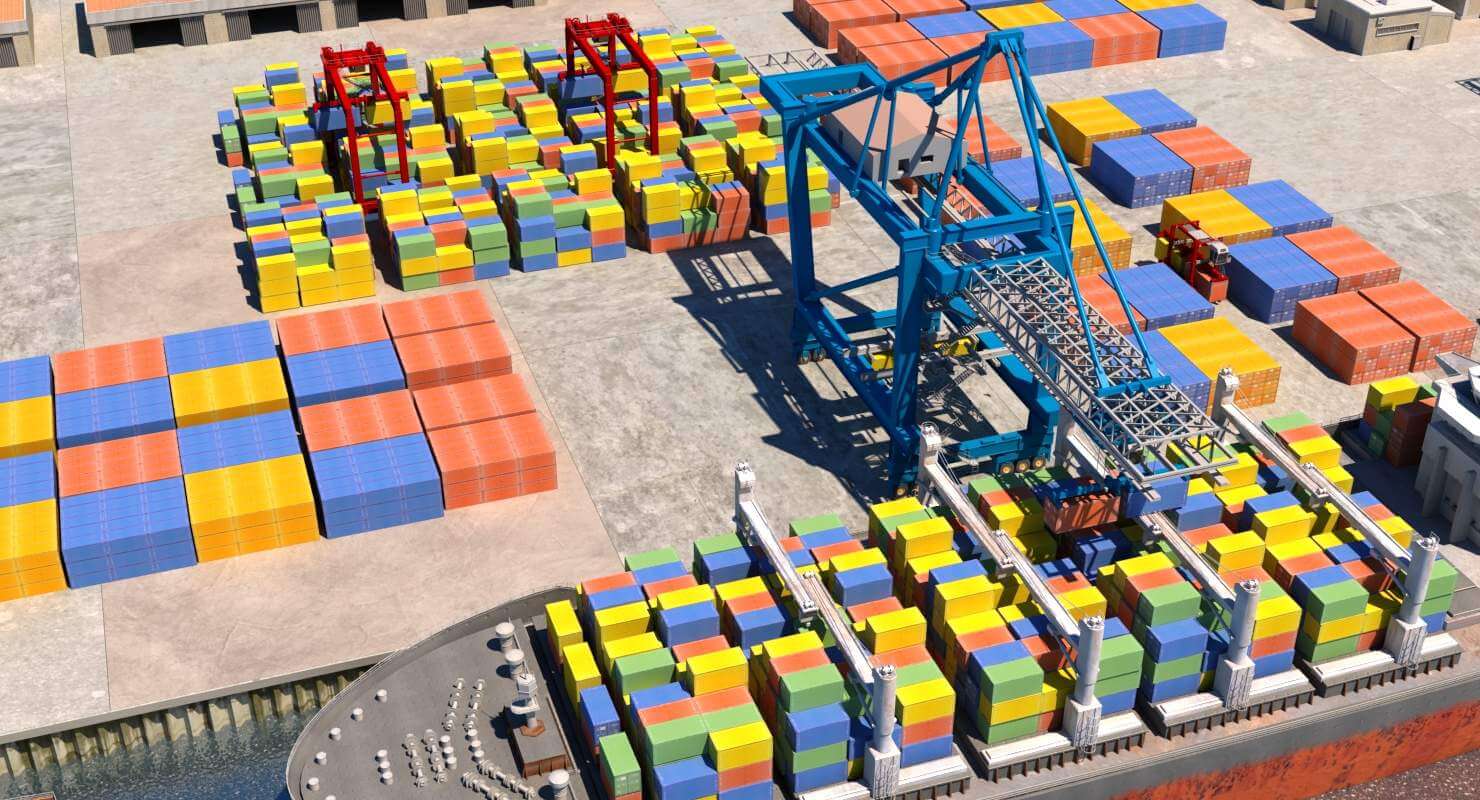 Cargo Dockyard - 3D Model by Giimann