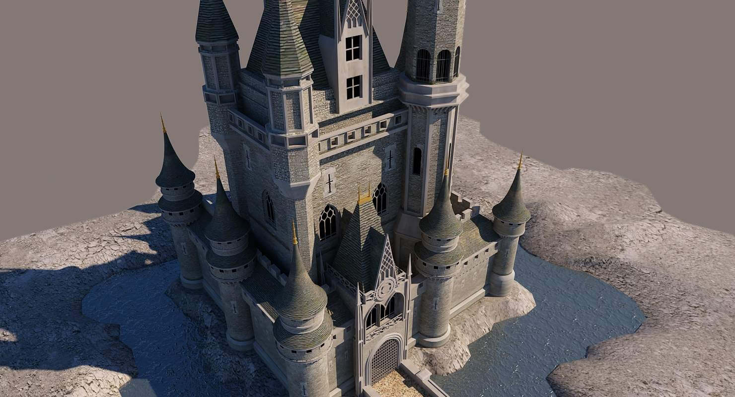 Castle - 3D Model by Giimann