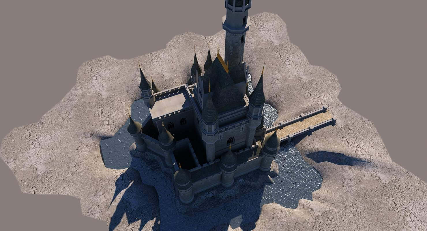 Castle - 3D Model by Giimann