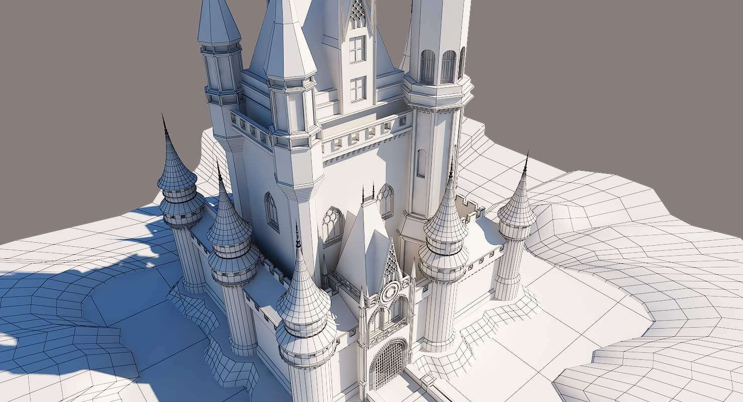 Castle - 3D Model by Giimann