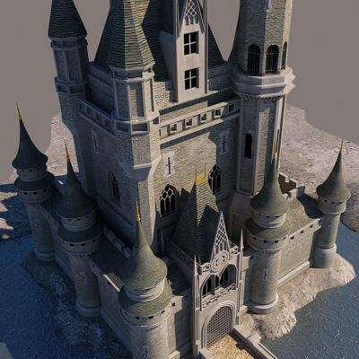 Castle - 3D Model by Giimann