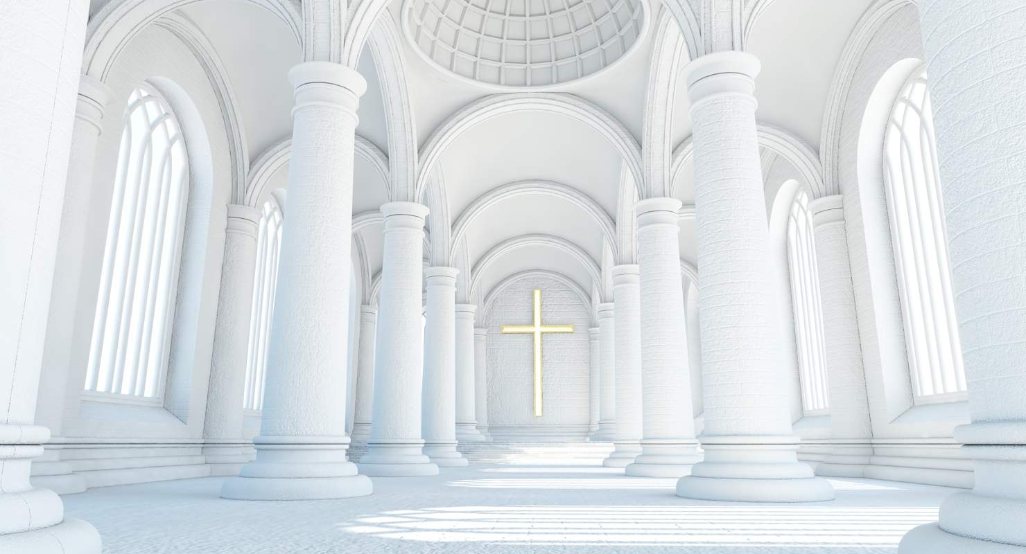 Cathedral Interior - 3D Model by Giimann