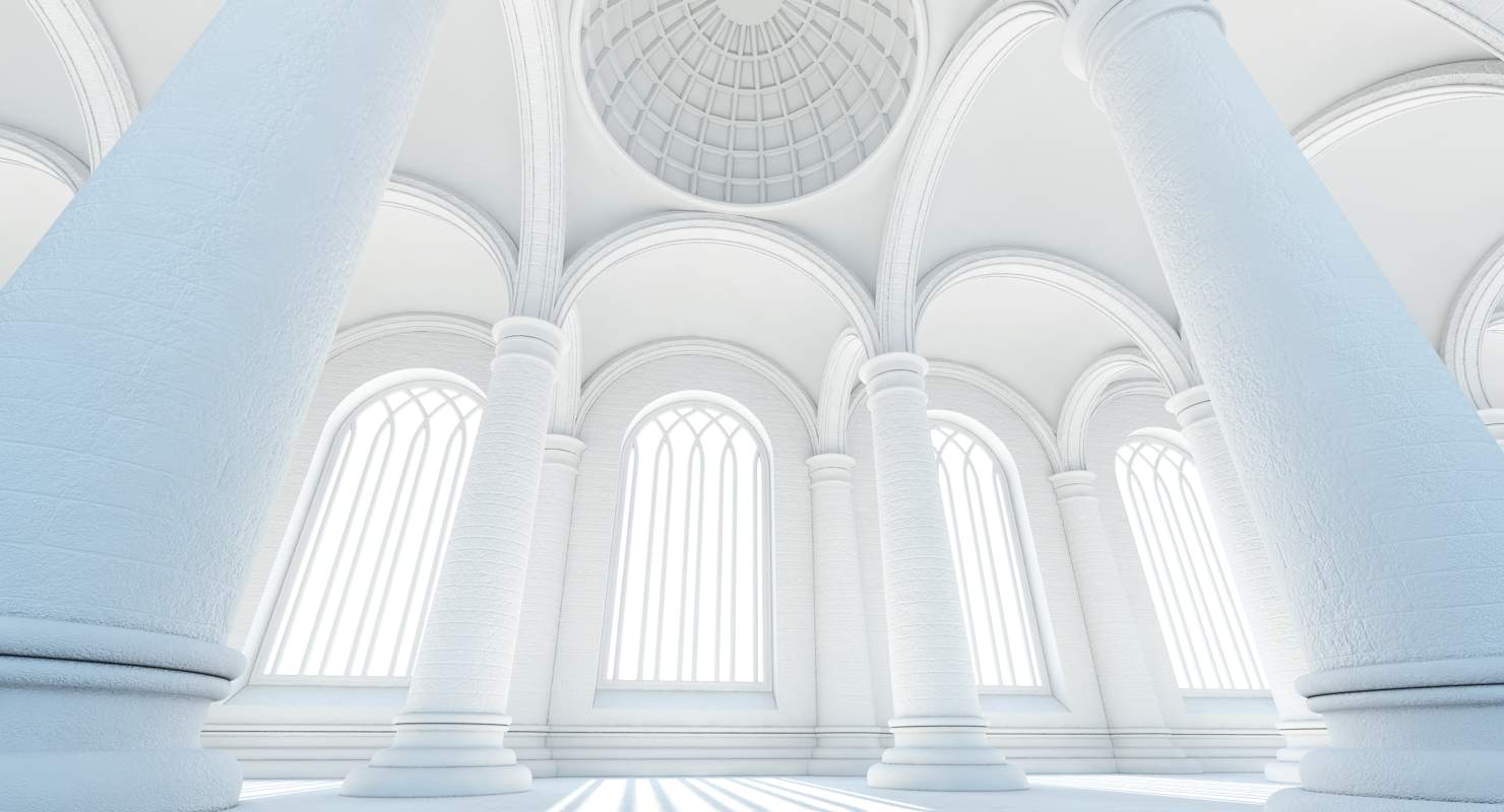 Cathedral Interior - 3D Model by Giimann