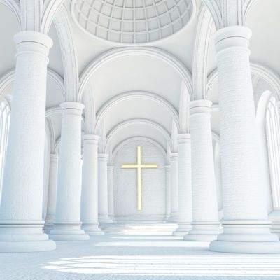 Cathedral Interior - 3D Model by Giimann