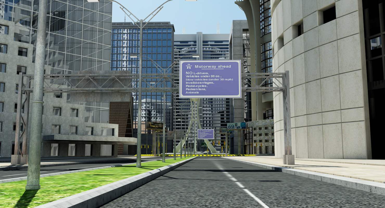 City Intersection - 3D Model by Giimann