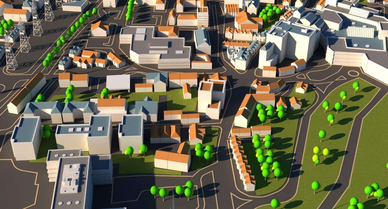 City Map - 3D Model by Giimann