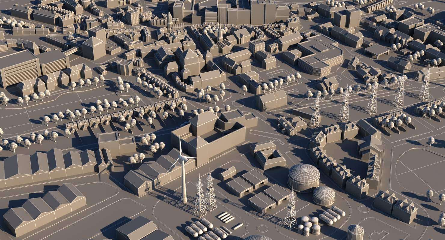 City Map - 3D Model by Giimann