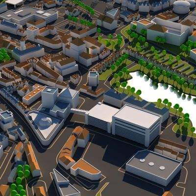City Map - 3D Model by Giimann