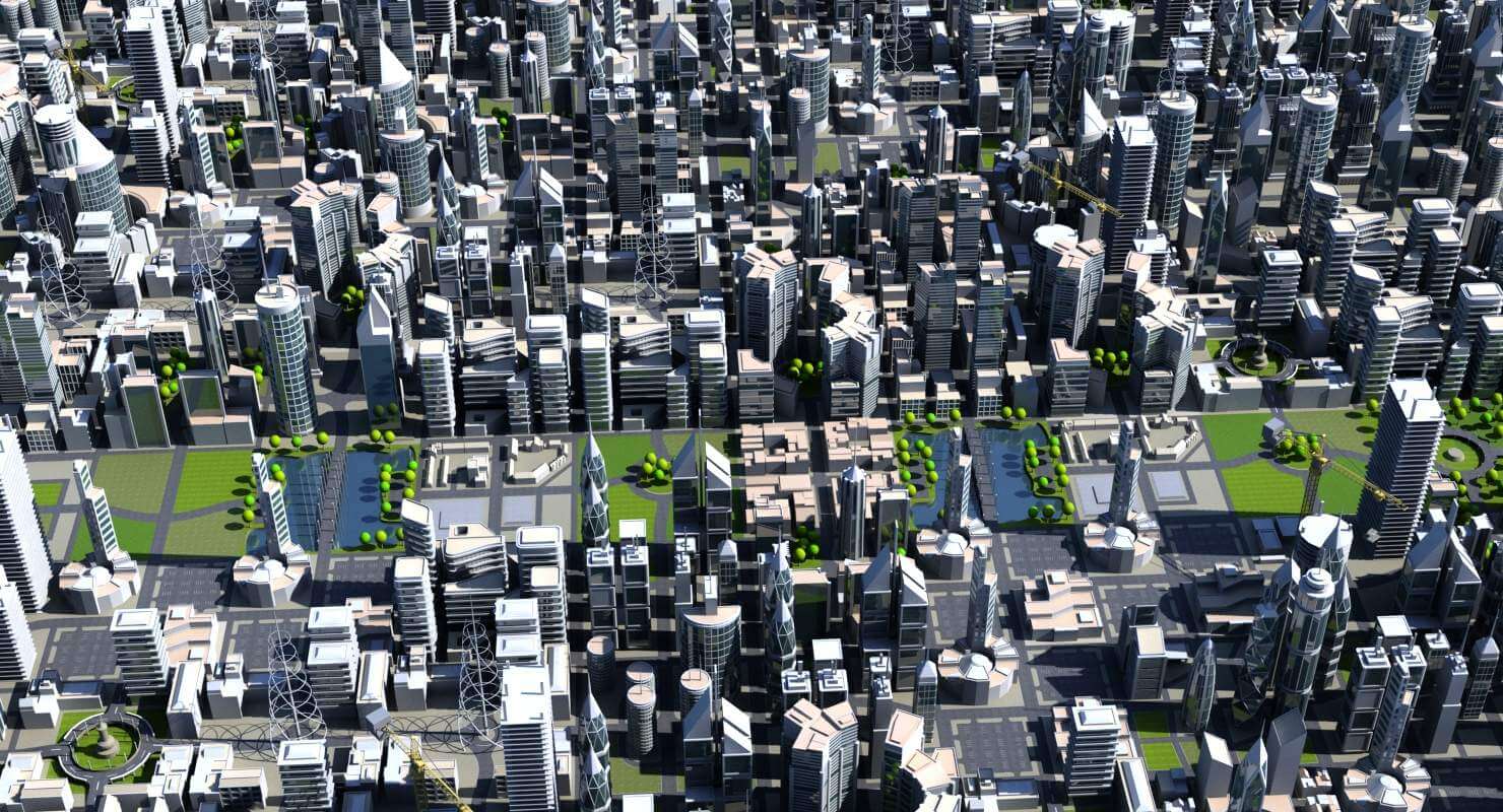 Cityscape - 3D Model by Giimann