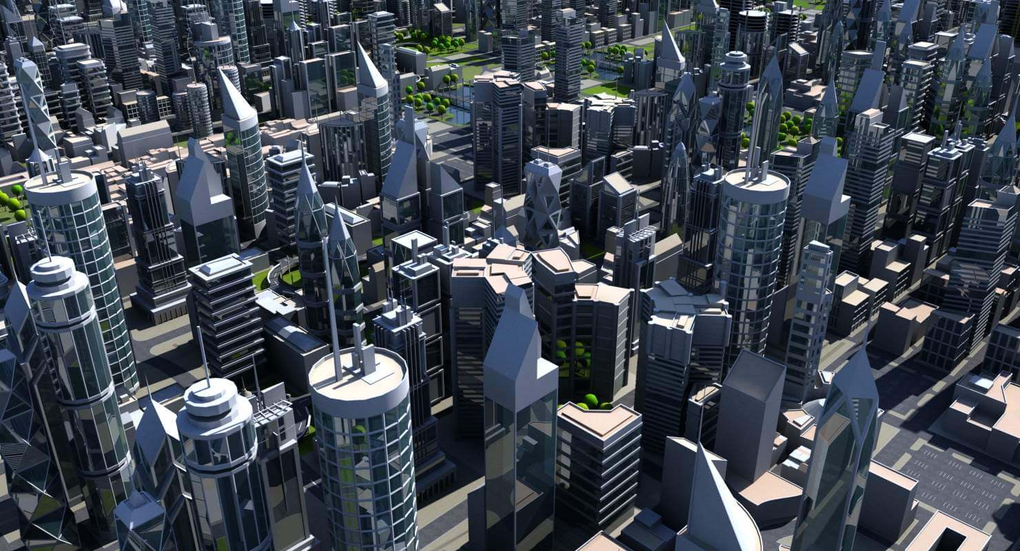 Cityscape - 3D Model by Giimann