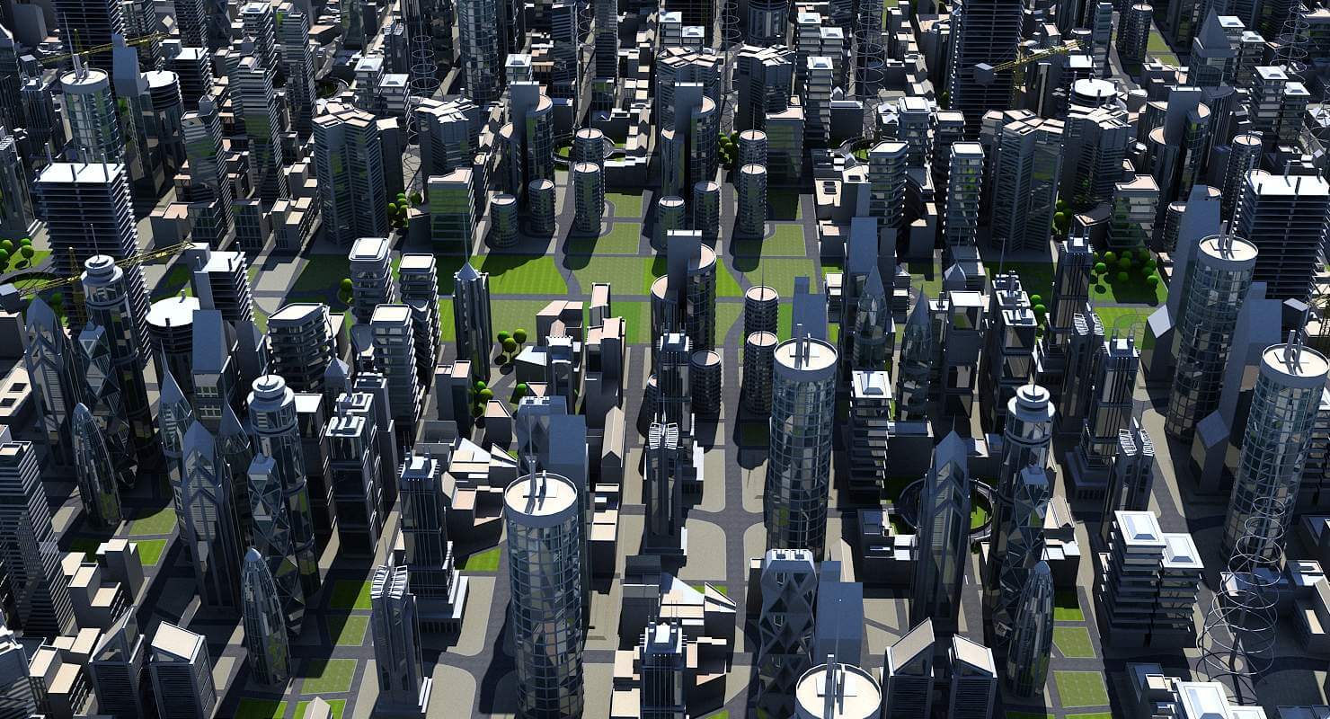 Cityscape - 3D Model by Giimann