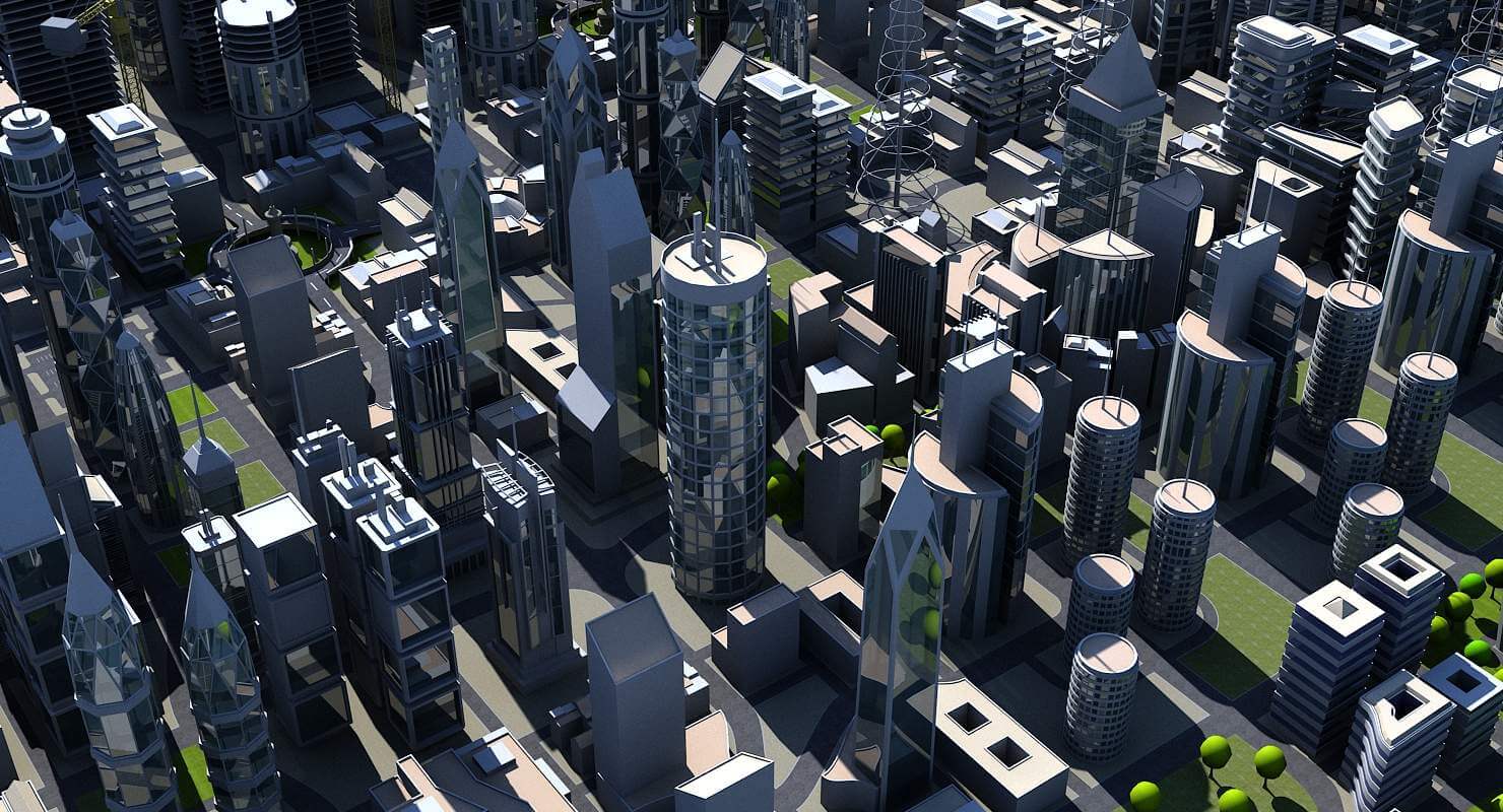 Cityscape - 3D Model by Giimann