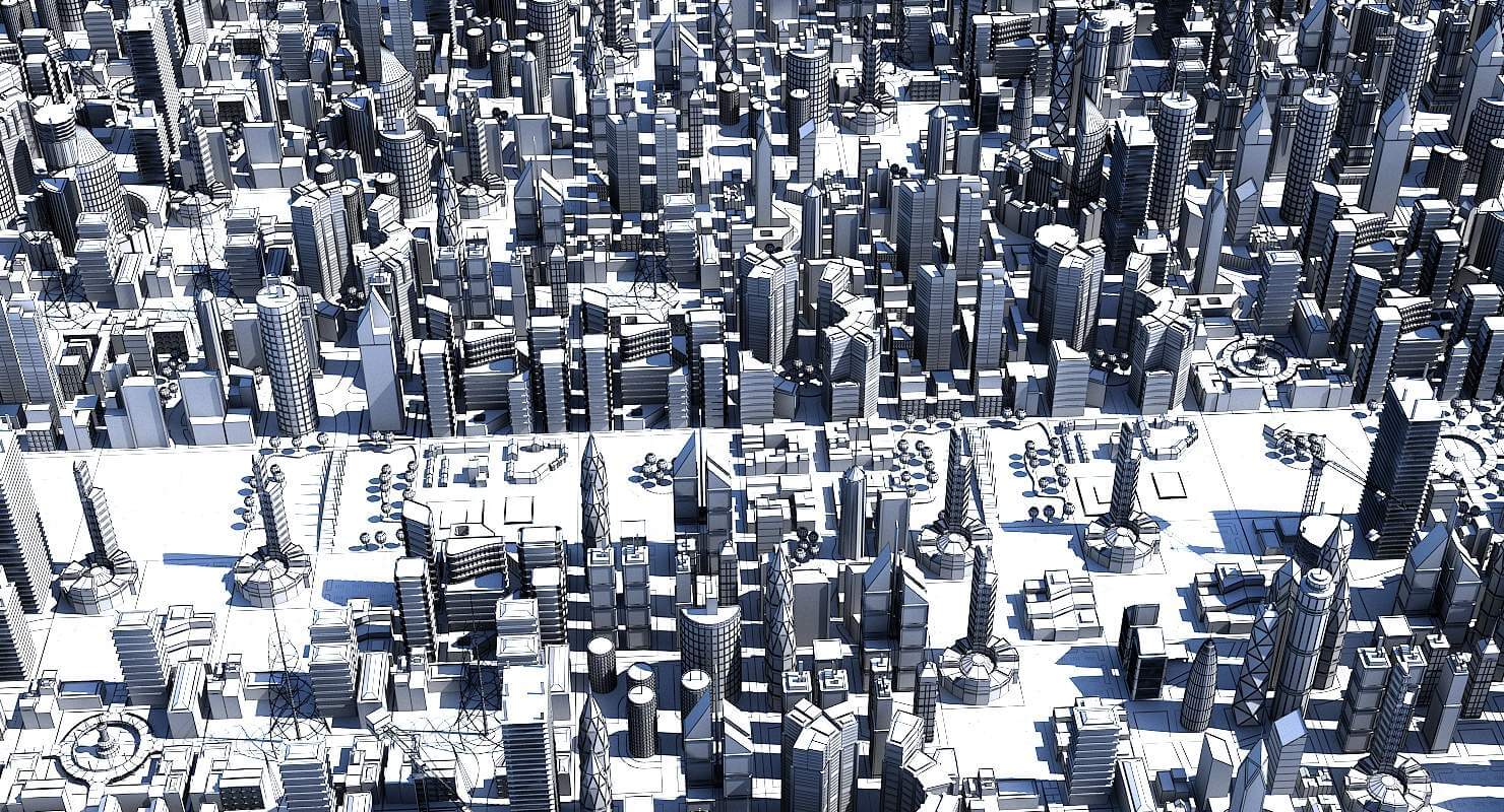 Cityscape - 3D Model by Giimann