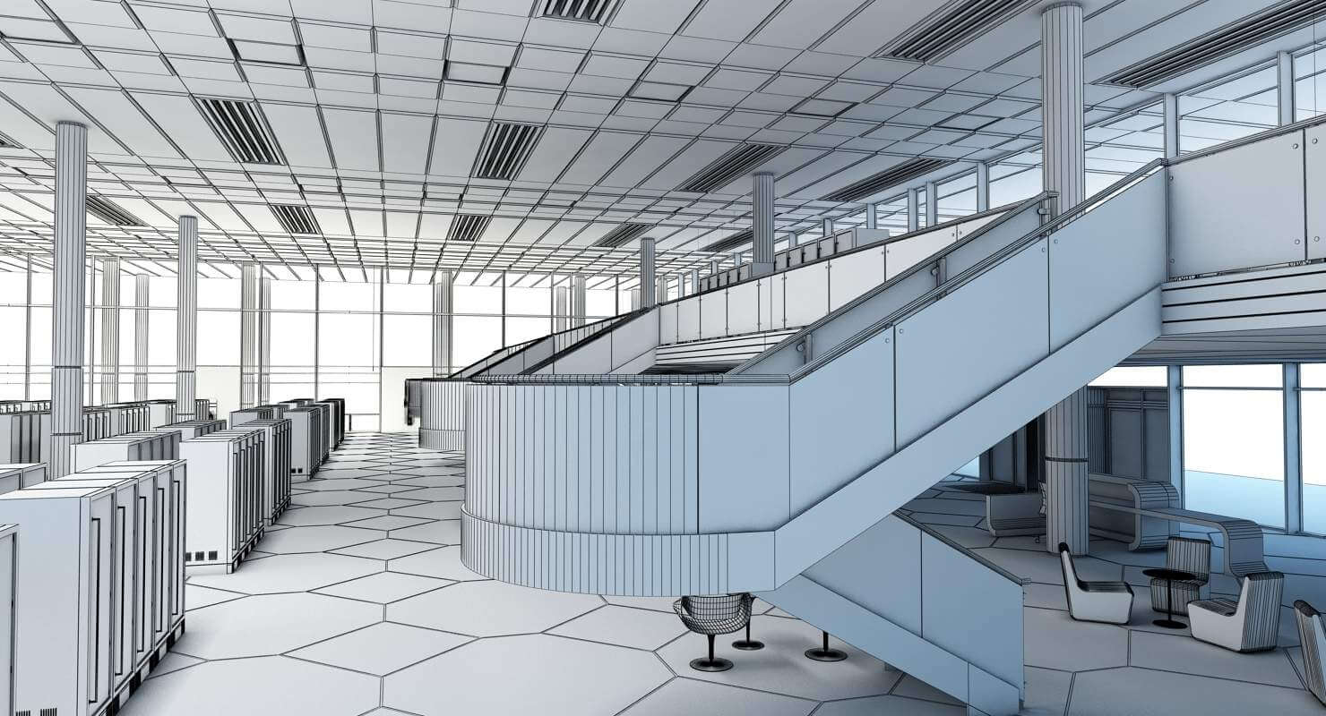 Data Centre - 3D Model by Giimann