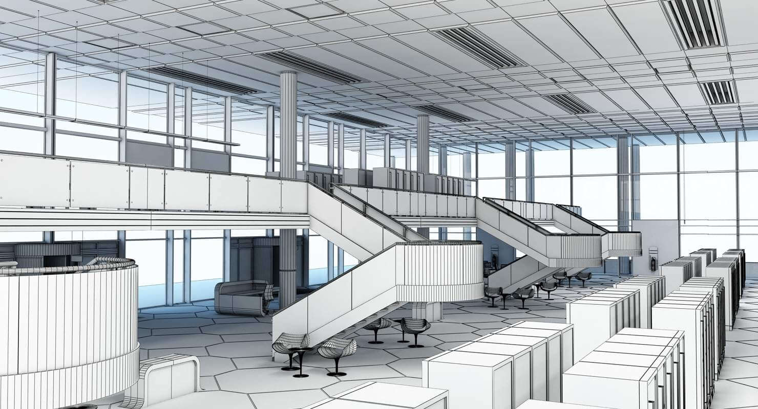 Data Centre - 3D Model by Giimann