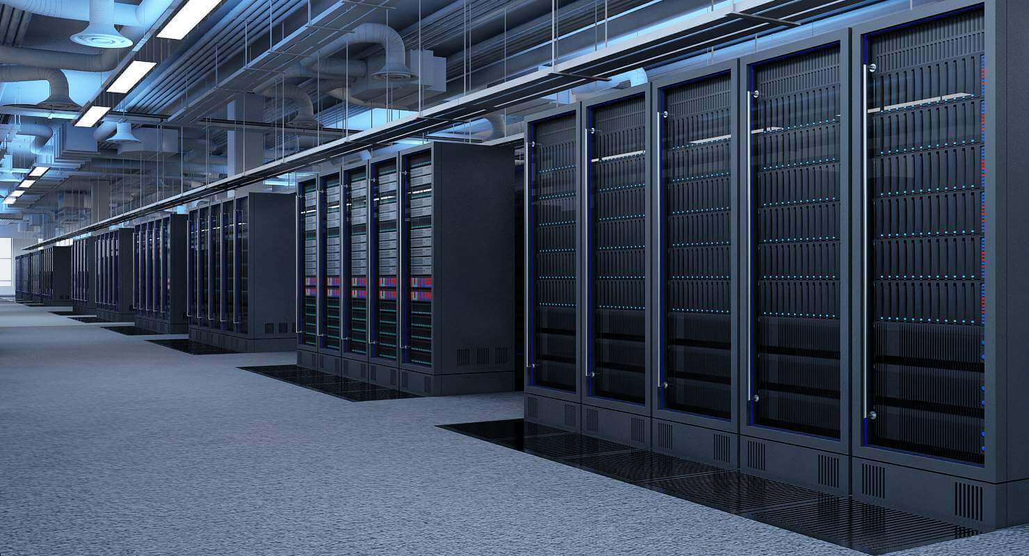 Data Communication Server Room - 3D Model by Giimann