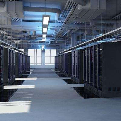 Data Communication Server Room - 3D Model by Giimann
