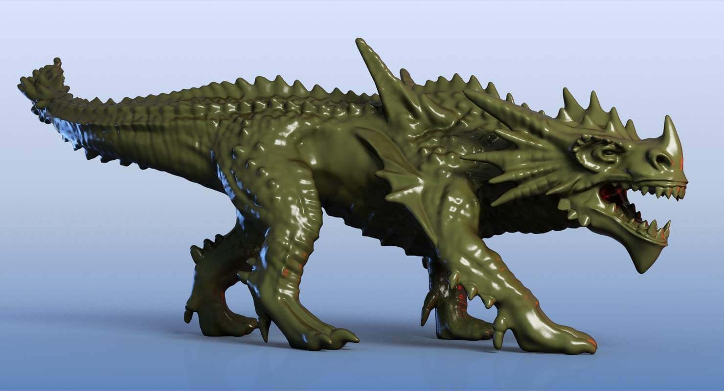 Dragon - 3D Model by Giimann