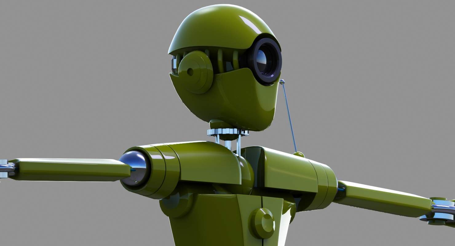 Droid - 3D Model by Giimann