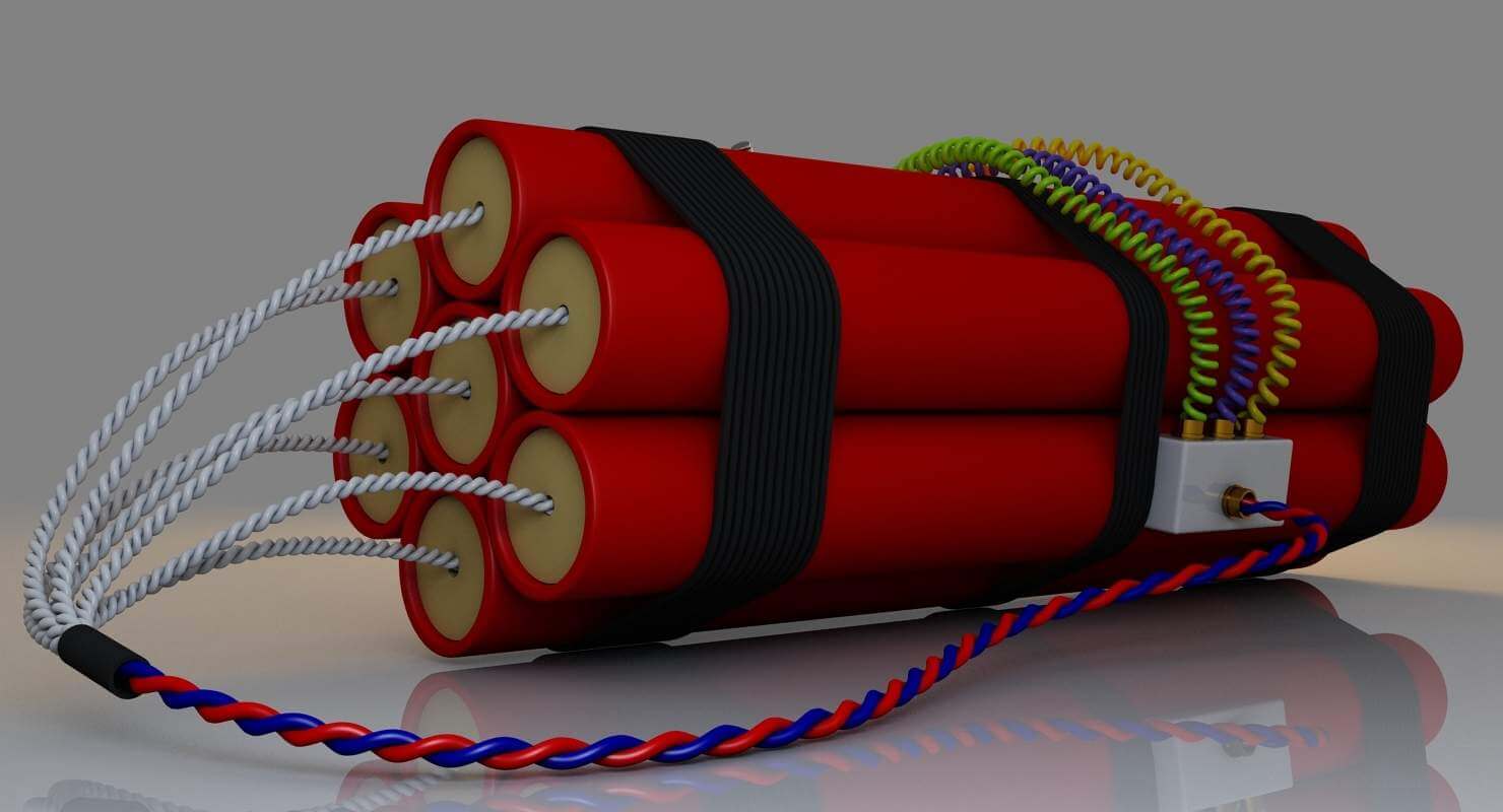 Dynamite Symbol - 3D Model by Giimann