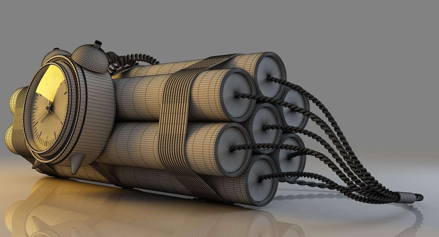 Dynamite Symbol - 3D Model by Giimann