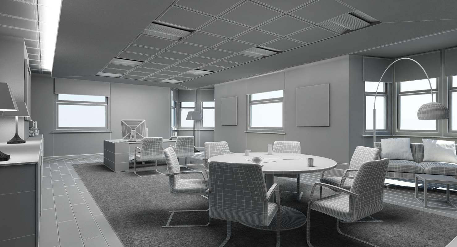 Executive Director Office - 3D Model by Giimann