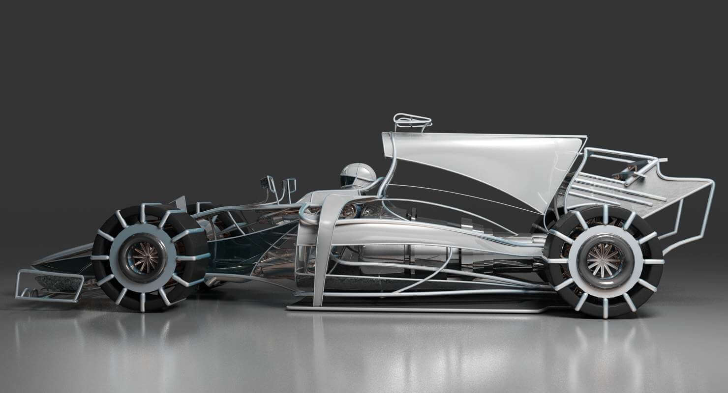 Formula 1 Concept Car - 3D Model by Giimann