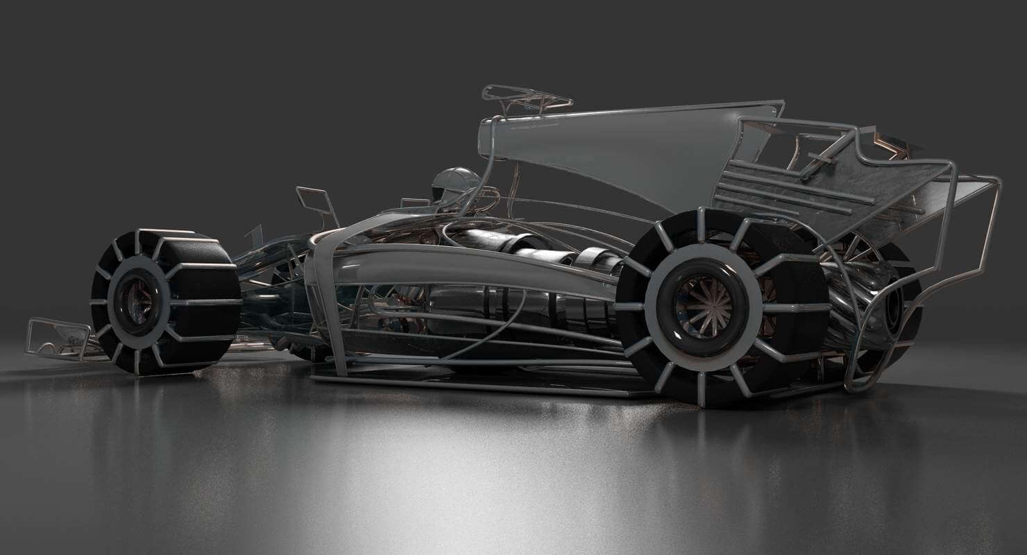Formula 1 Concept Car - 3D Model by Giimann
