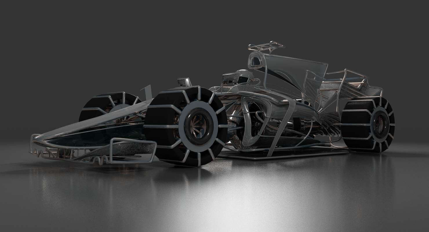 Formula 1 Concept Car - 3D Model by Giimann