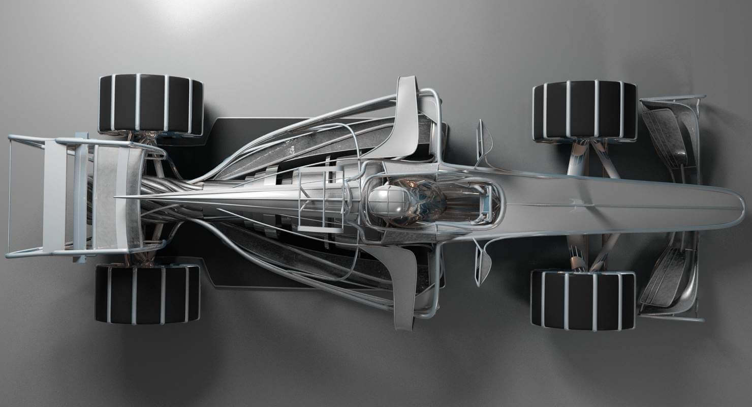 Formula 1 Concept Car - 3D Model by Giimann