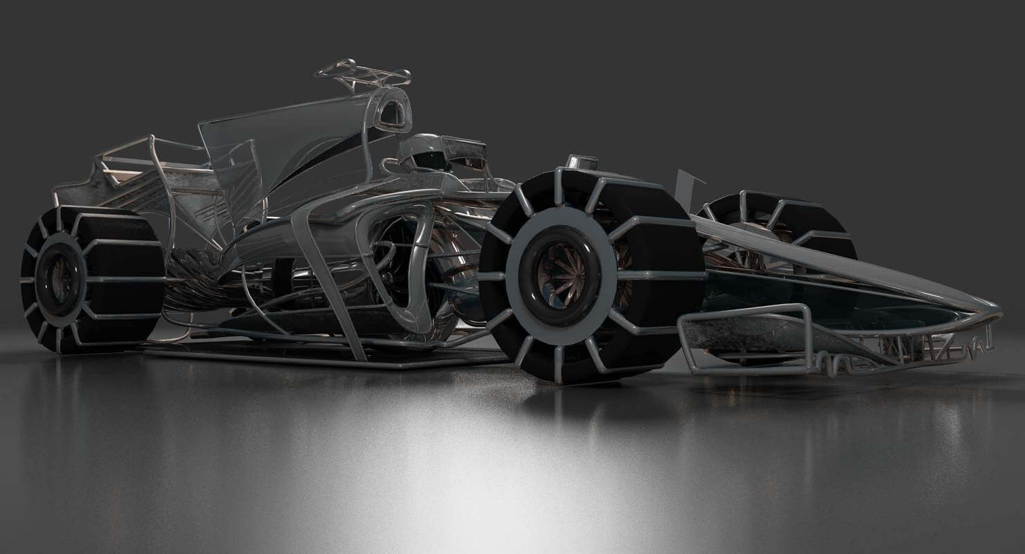 Formula 1 Concept Car - 3D Model by Giimann