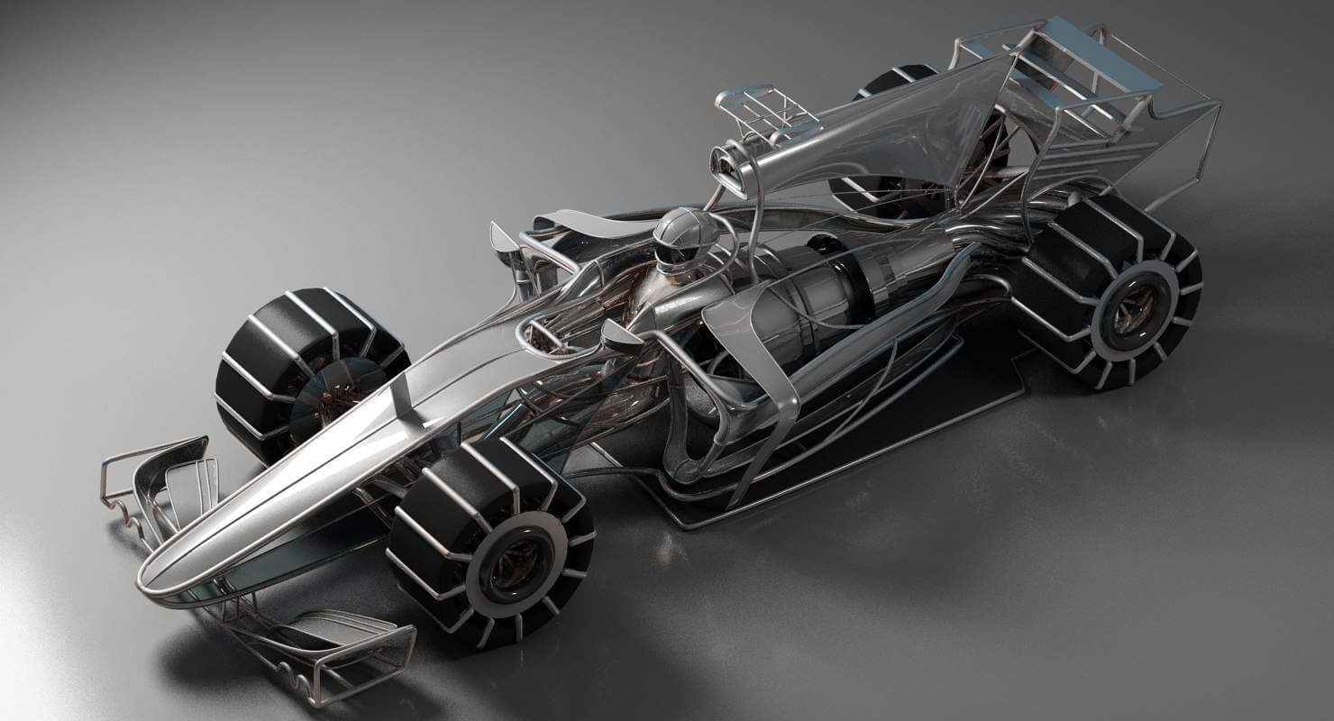 Formula 1 Concept Car - 3D Model by Giimann