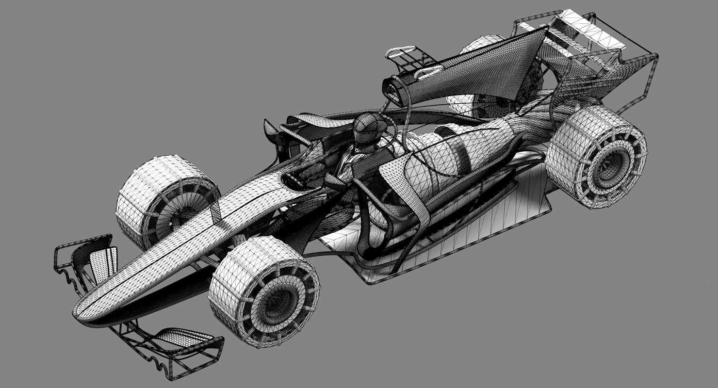 Formula 1 Concept Car - 3D Model by Giimann