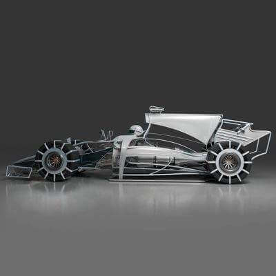 Formula 1 Concept Car - 3D Model by Giimann