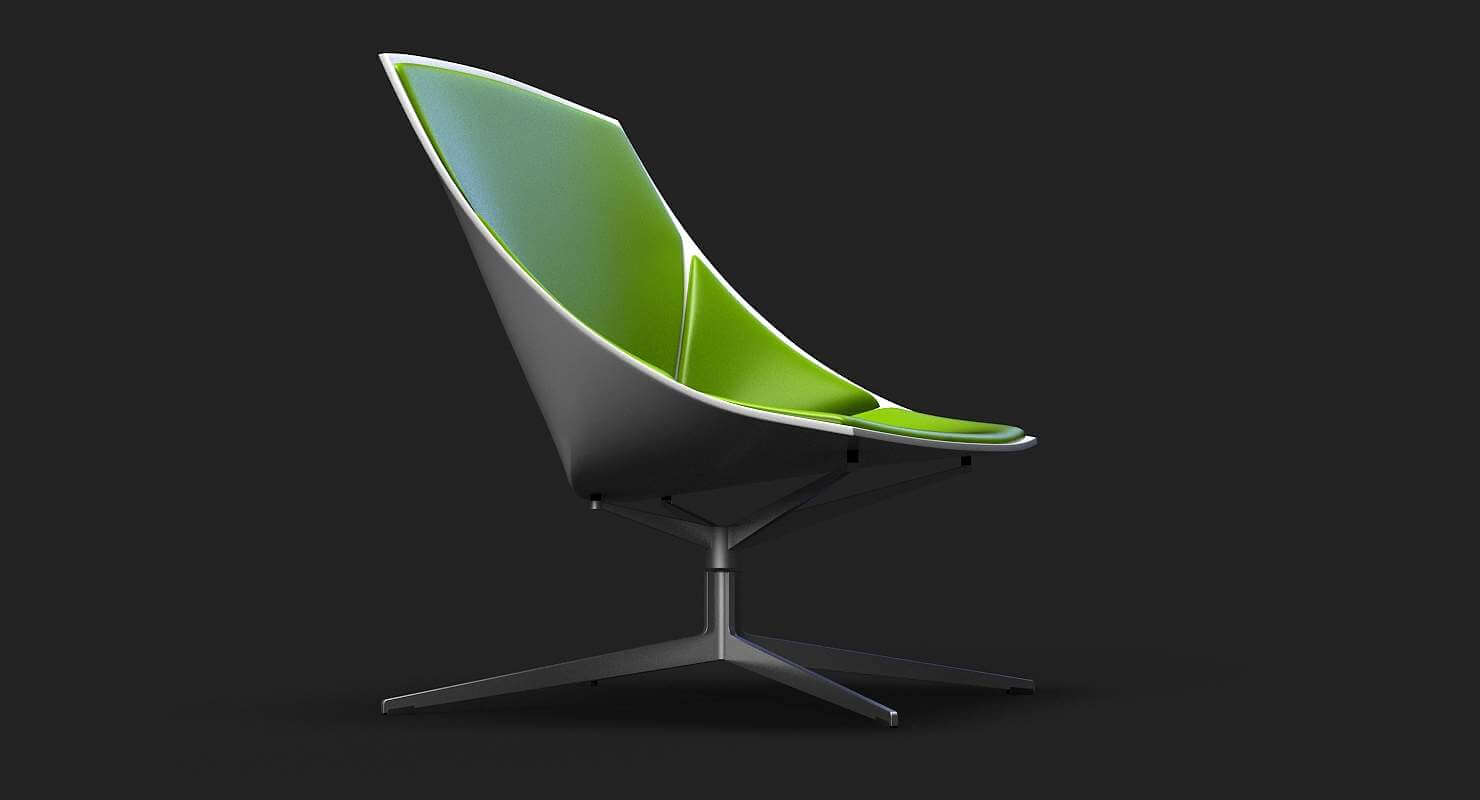 Fritz Hansen Space Chair - 3D Model by Giimann