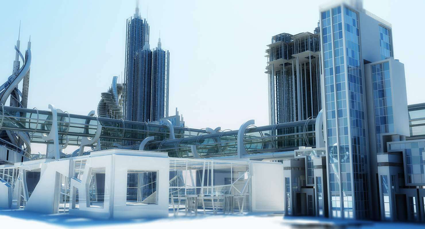 Future City HD 4 - 3D Model by Giimann