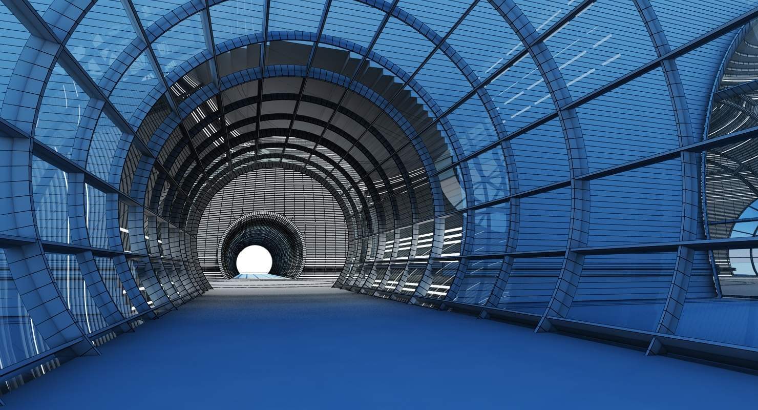 Futuristic Architectural Structure - 3D Model by Giimann