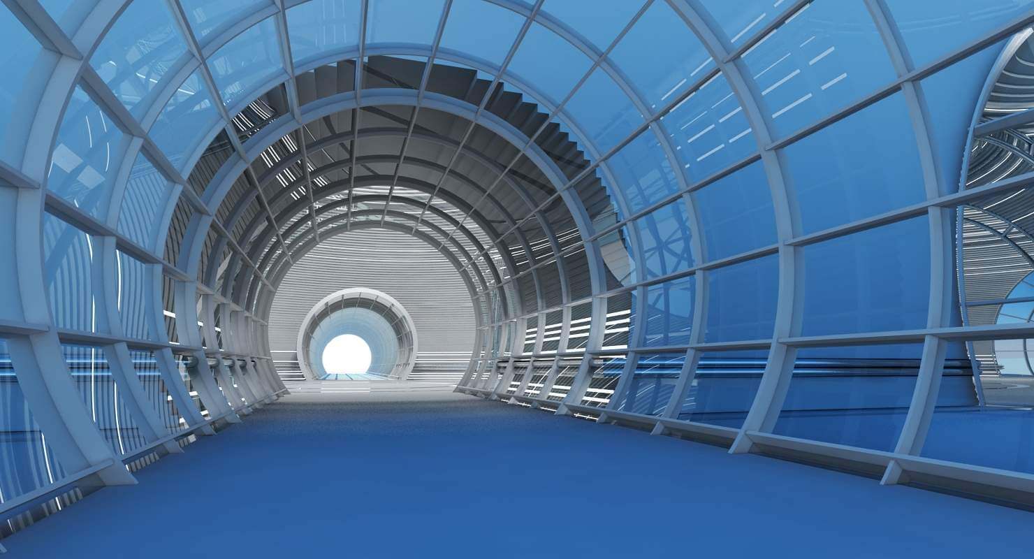 Futuristic Architectural Structure - 3D Model by Giimann