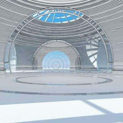 Futuristic Architectural Structure - 3D Model by Giimann