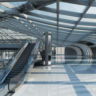 Futuristic Architectural Structure - 3D Model by Giimann