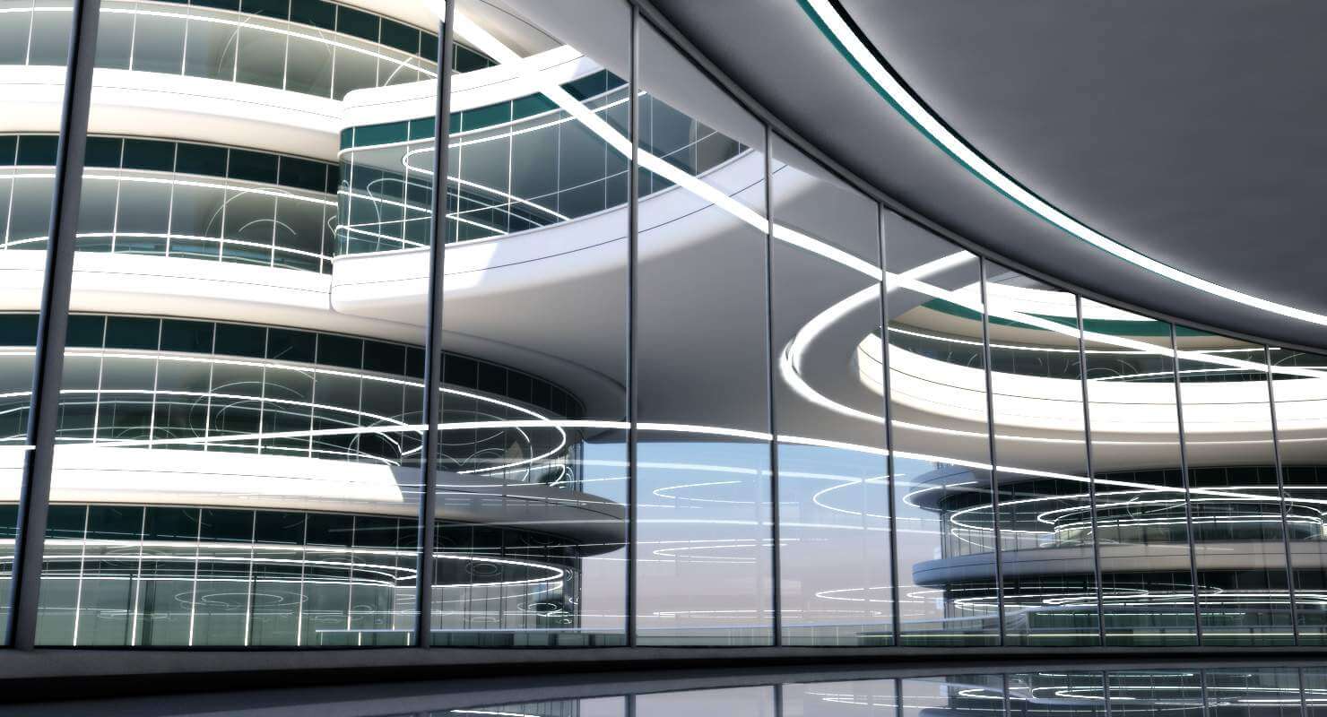 Futuristic Building - 3D Model by Giimann