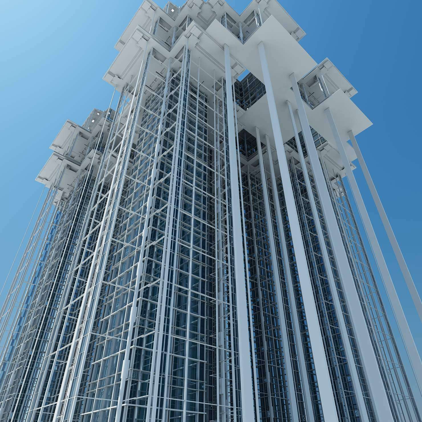 Futuristic Skyscraper 12 - 3D Model by Giimann