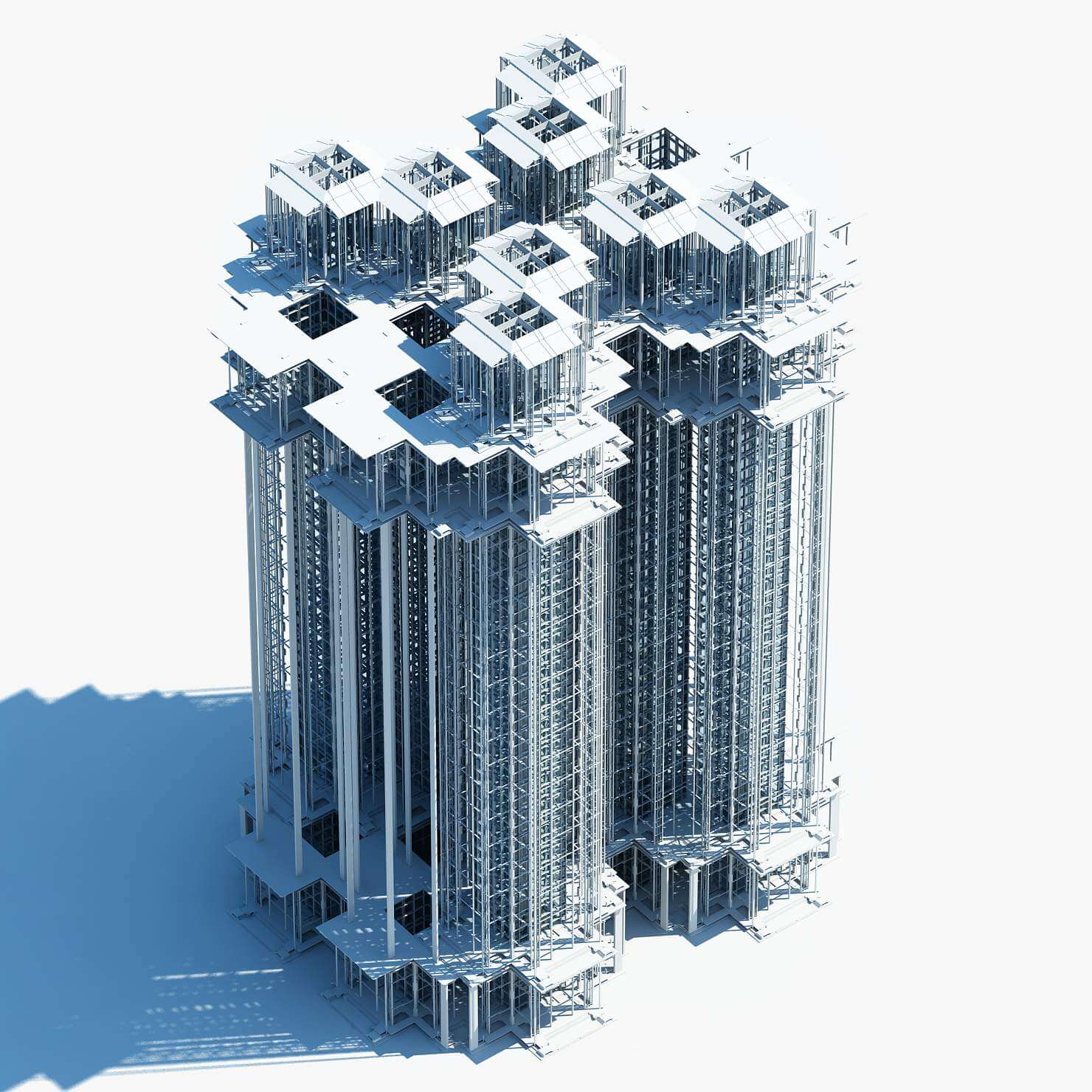 Futuristic Skyscraper 12 - 3D Model by Giimann