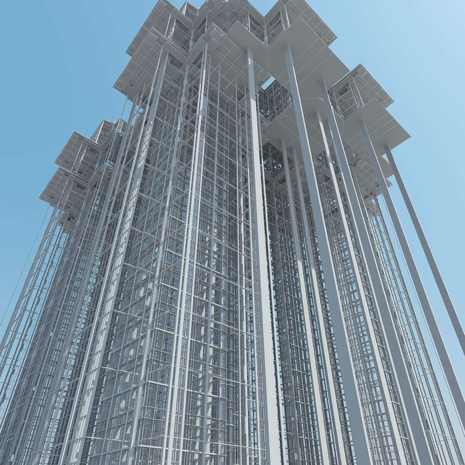 Futuristic Skyscraper 12 - 3D Model by Giimann