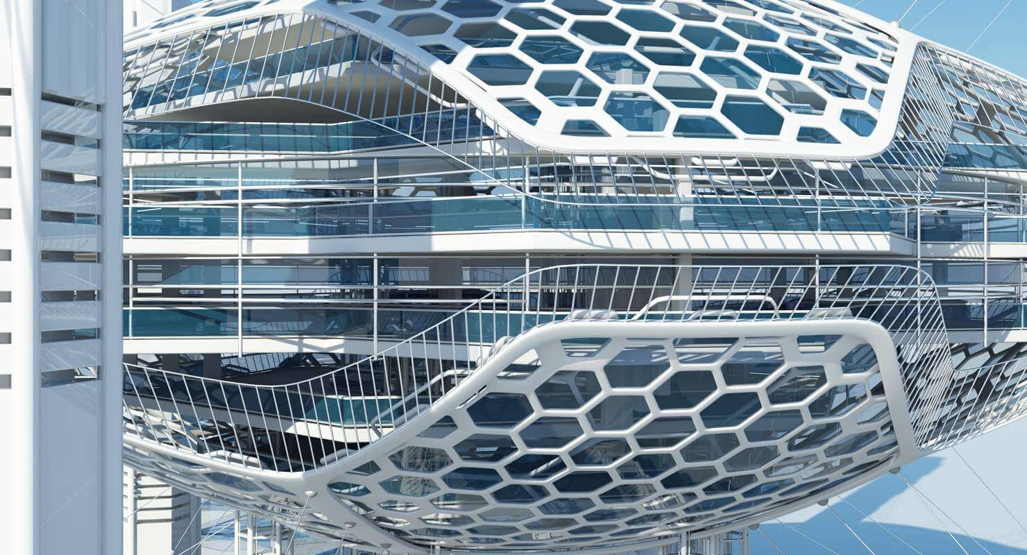 HD Futuristic Skyscraper - 3D Model by Giimann