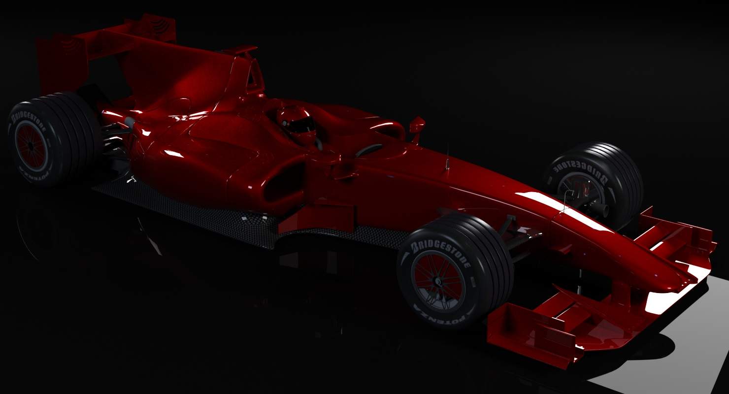 Generic Formula 1 Race Car - 3D Model by Giimann