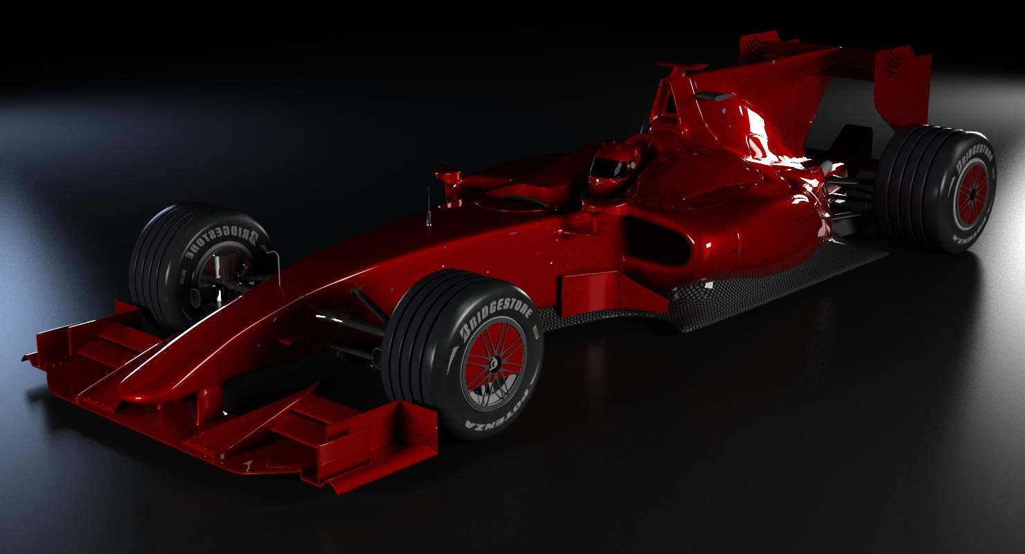 Generic Formula 1 Race Car - 3D Model by Giimann
