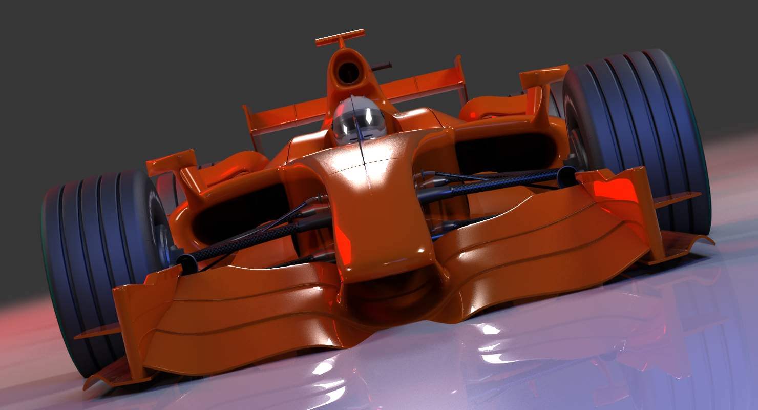 Generic Formula 1 Race Car - 3D Model by Giimann