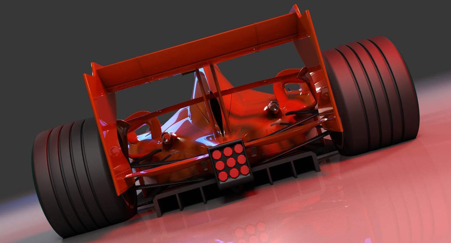 Generic Formula 1 Race Car - 3D Model by Giimann